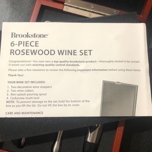 Brookstone | Dining | Brookstone 6 Piece Wine Set | Poshmark